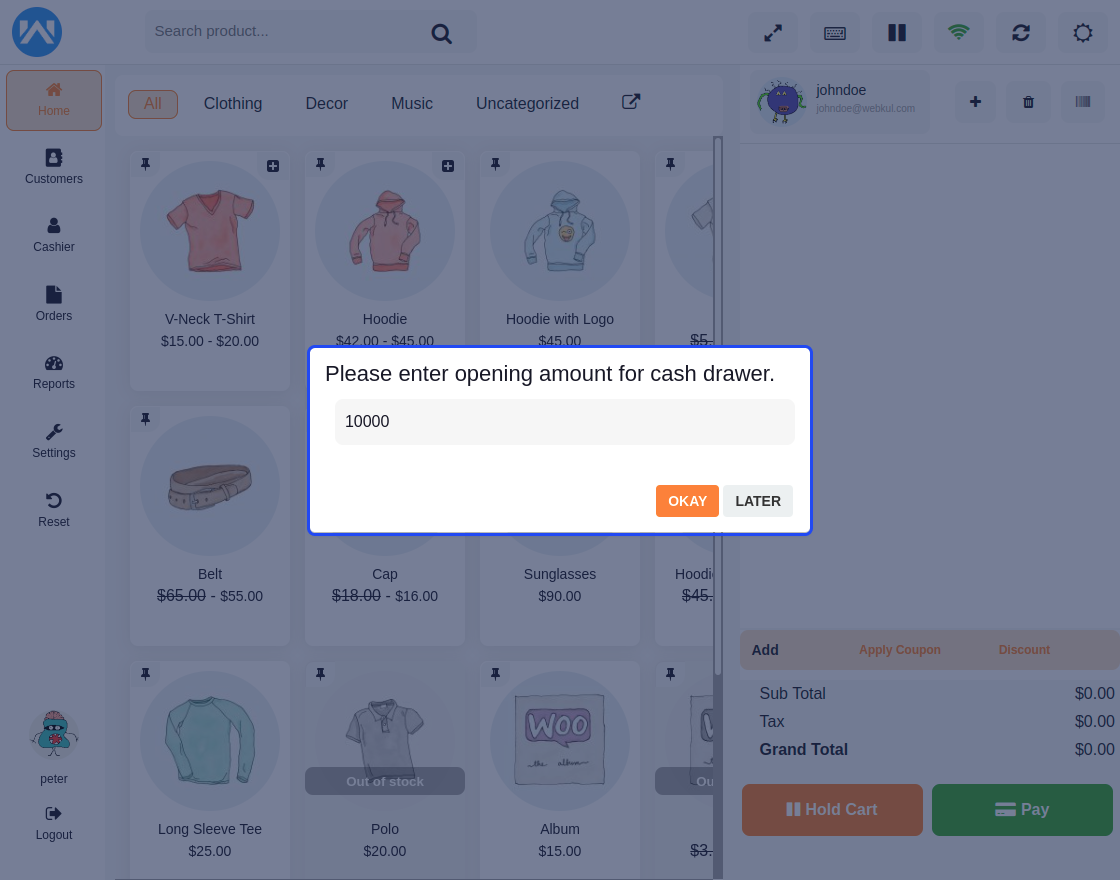 Point of Sale System for WooCommerce (POS Plugin) by webkul | CodeCanyon